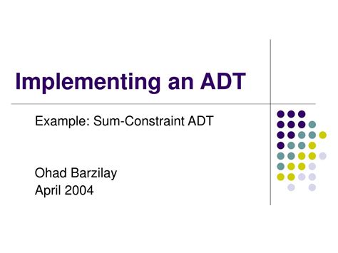 Ppt Implementing An Adt Powerpoint Presentation Free Download Id