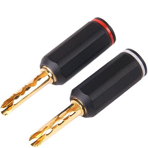 WM AUDIO BS 211B Banana Plug BFA Ø5mm La paire Audiophonics