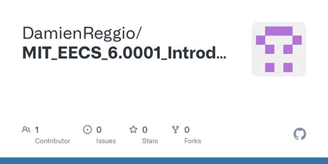 GitHub DamienReggio MIT EECS 6 0001 Introduction To Computer Science