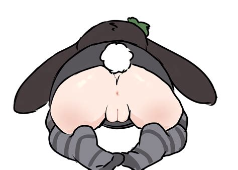 Rule 34 1girls Ass Ass Focus Behind Behind View Bottomless Brown Hair Bunny Ears Bunny Girl