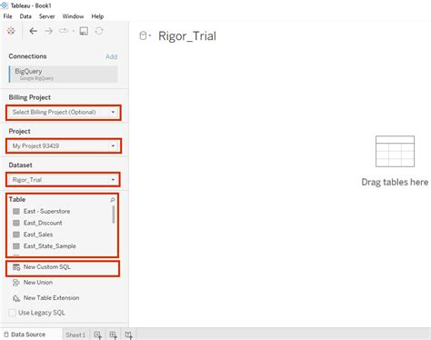 Connecting To Custom Sql Query In Tableau