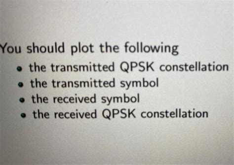 Solved Use Matlab To Simulate A Communication System Which •