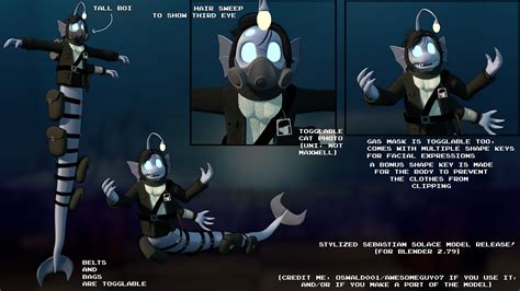 Stylized Sebastian Solace Pressure Model Release By Awsomeguy07 On Deviantart