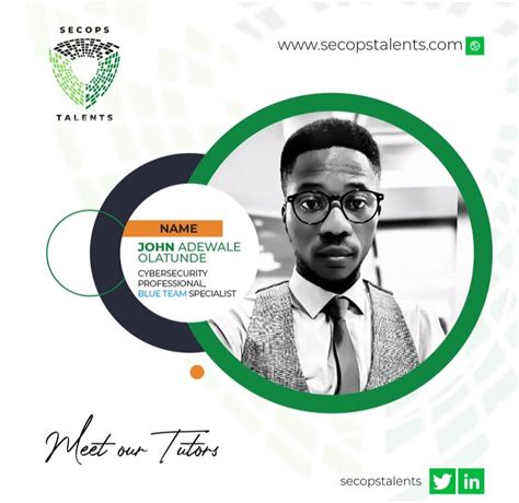 Secopstalents On Linkedin Cybersecurity Secops Secopstalents Tutor Bootcamp…