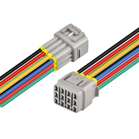 Conector De Arnés De Alambre Impermeable 1 Unidad Macho Y Hembra Con