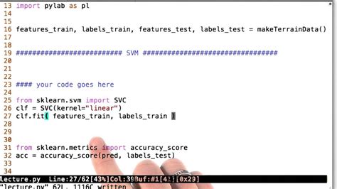 Coding Up The Svm Intro To Machine Learning Youtube