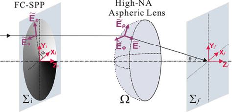 Schematic Diagram Of Tightly Focusing Vortices With Fc Spp And High Na Download Scientific