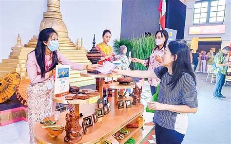 Myanmars Handicrafts Displayed At Asean Week 2023 In Seoul