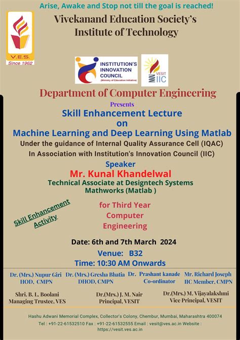 Ves Institute Of Technology On Linkedin Machinelearning Deeplearning