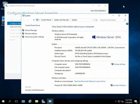 Windows Server 2016 Essentials