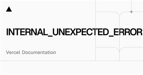 Internalunexpectederror
