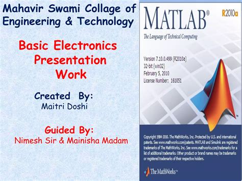 Maitris Matlab Ppt