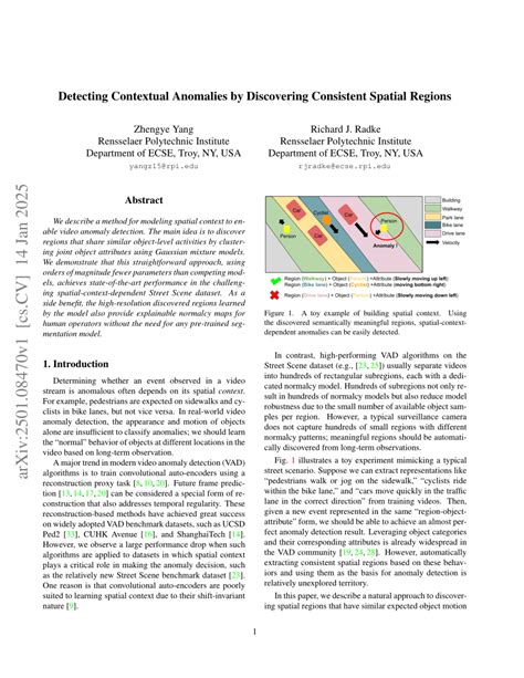 Pdf Detecting Contextual Anomalies By Discovering Consistent Spatial Regions