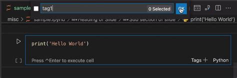 [feature request] support editing cell tags · issue 48 · microsoft