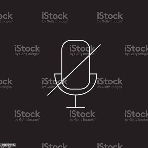 사용 하는 마이크 또는 음소거 아이콘 벡터 로고 모스 개요 0명에 대한 스톡 벡터 아트 및 기타 이미지 0명 녹음 장비