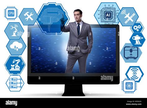 Cognitive Computing Concept As Modern Technology Stock Photo Alamy