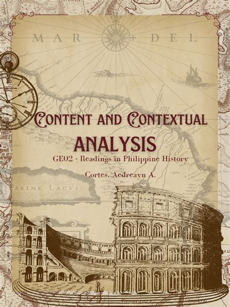 Content And Contextual Analysis Cortes Aedreayn Pdf