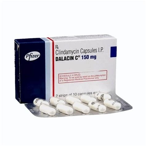 150mg Dalacin C Clindamycin Capsule At ₹ 250 Stripe Antibiotic