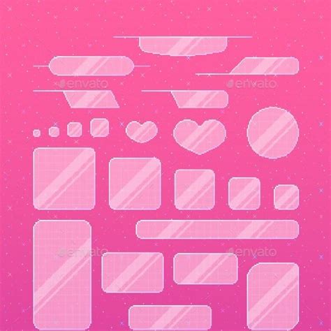 Pixel Gui Game Assets From Graphicriver