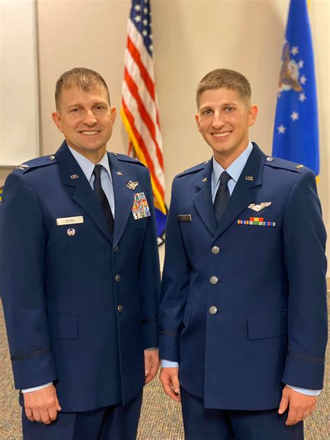 Father Passes Baton To Son During Final Flight 5th Air Force