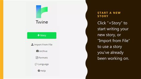 Writing A Choose Your Own Adventure Story In Twine Ppt