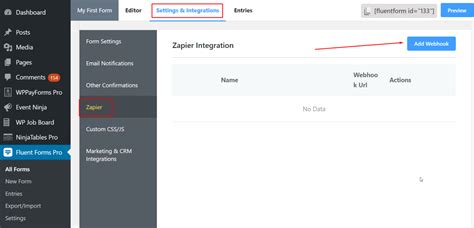Zapier Integration With Wp Fluent Form