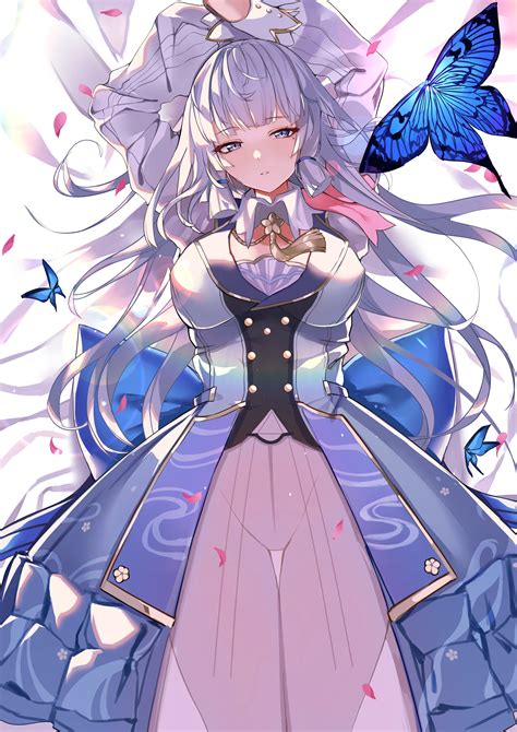 Kamisato Ayaka And Kamisato Ayaka Genshin Impact Drawn By Sas Ls08b Danbooru