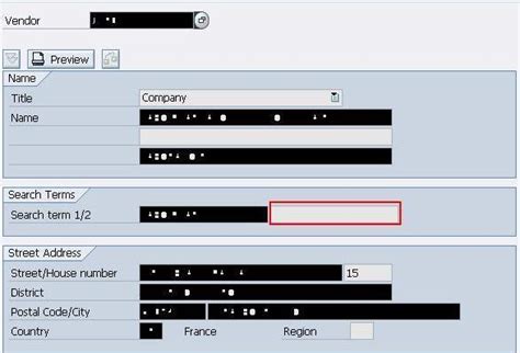 Solved Re How To Update Vendor Address Based On Vendor C SAP Community