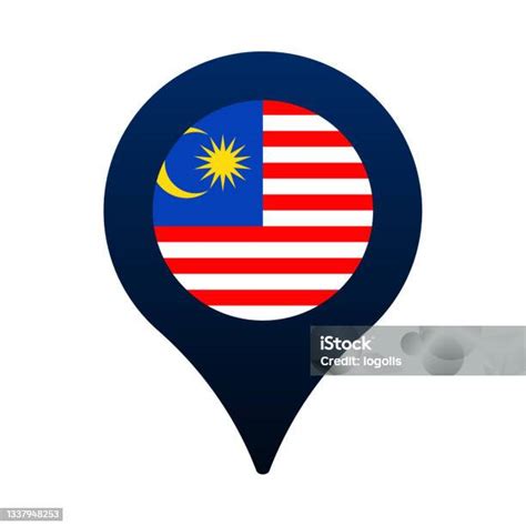 말레이시아 플래그 및 지도 포인터 아이콘 국기 위치 아이콘 벡터 디자인 Gps 로케이터 핀 벡터 일러스트레이션 0명에 대한 스톡 벡터 아트 및 기타 이미지 Istock