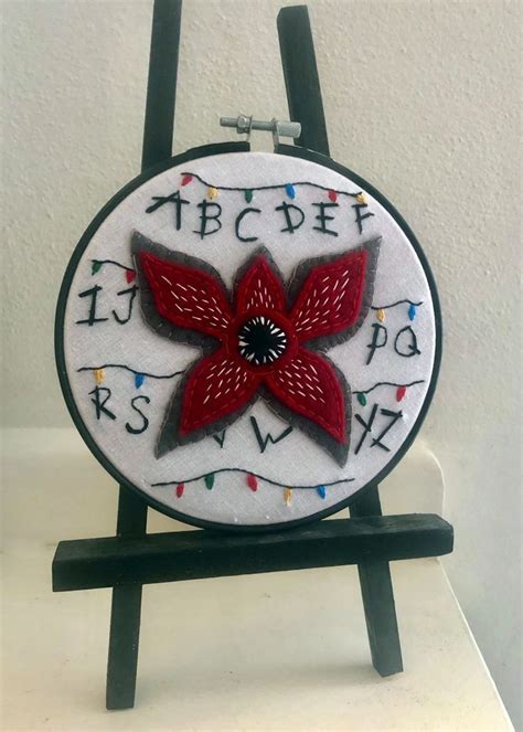 Free Stranger Things Pattern Embroidery Patterns Hoop Art Demogorgon
