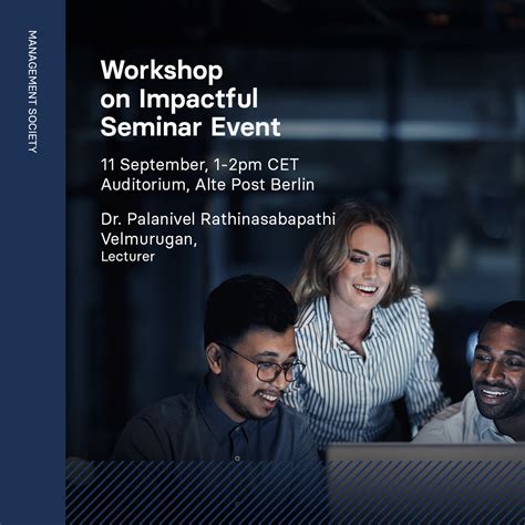 Bsbi Management Society Workshop On Impactful Seminar Bsbi