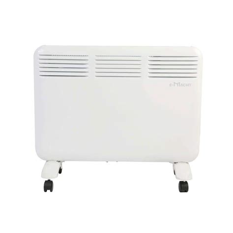 Edendirect Watt Electric Convector Heater With Wheels Freestanding Wall Mounted Smart Space
