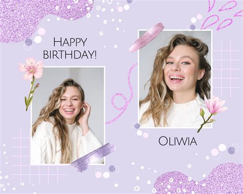 Free Fun And Customizable Birthday Photo Collage Templates Canva