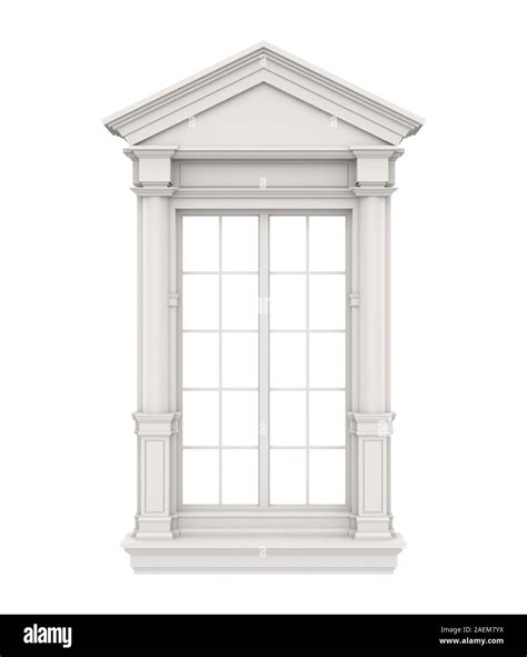 Illustration Vintage Window Cut Out Stock Images And Pictures Alamy