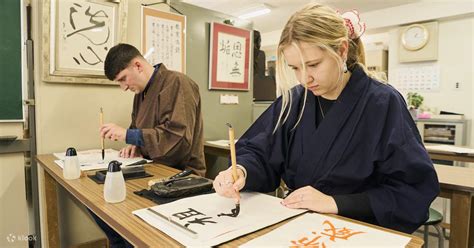 Calligraphy Workshop In Tokyo Klook