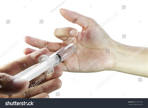 Trigger Finger Injection Therapy Trigger Finger Stock Photo Edit Now 671871826