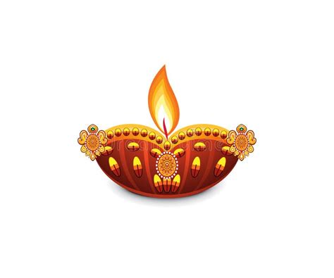 Artistic Creative Golden Yellow Deepak Stock Illustration Illustration Of Deepak Deepawali