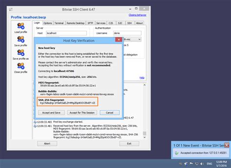 Connecting For The First Time Bitvise
