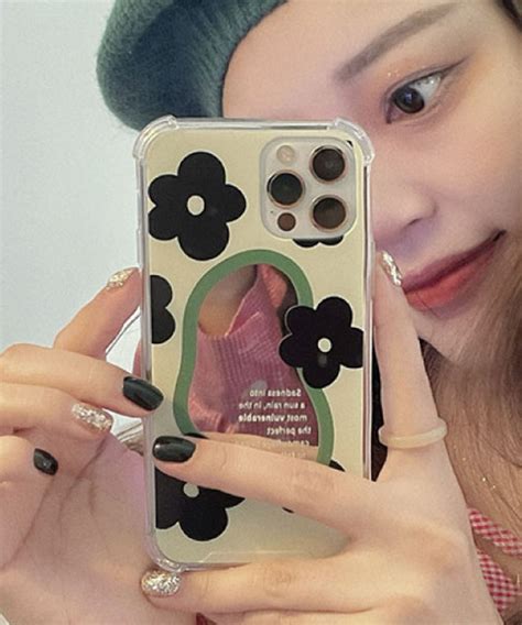 🚀당일출고🖤플라워 미러 케이스 아이폰 갤럭시 스마트톡 플립3 플립4 아이폰14 미니 프로 A32 A31 A51 A52 A82 노트10 노트20 갤럭시s21 갤럭시s22 폰케이스