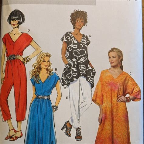Plus Size Butterick Caftan Patterns Etsy
