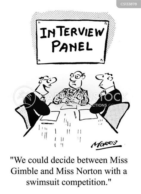 Interview Panels Cartoons And Comics Funny Pictures From CartoonStock