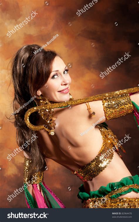 Beautiful Exotic Belly Dancer Woman Stock Photo Shutterstock