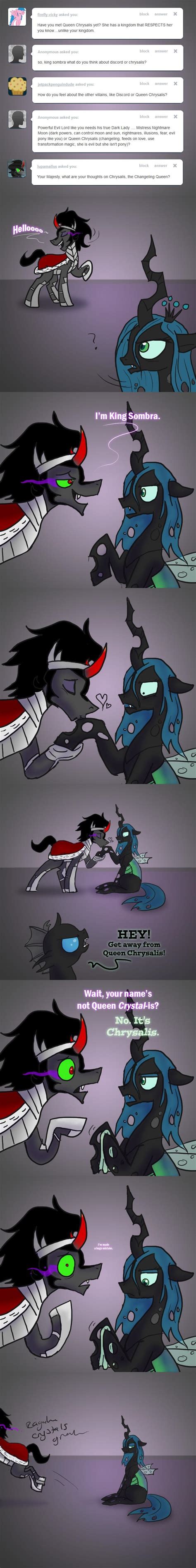 King Sombra And Queen Chrysalis