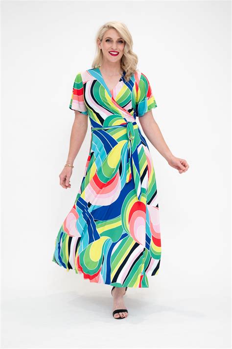 Coast Wrap Dress By Samantha Melbourne