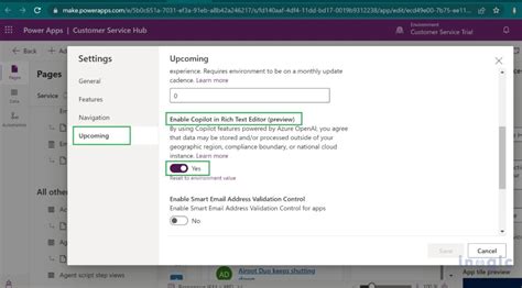 Activate Copilot In The Email Rich Text Editor For Dynamics 365 CRM