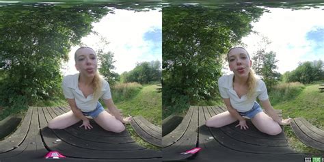 Vrsmokers Aloralux Smoking Bench Amateur Outdoor Flashing Her Tits