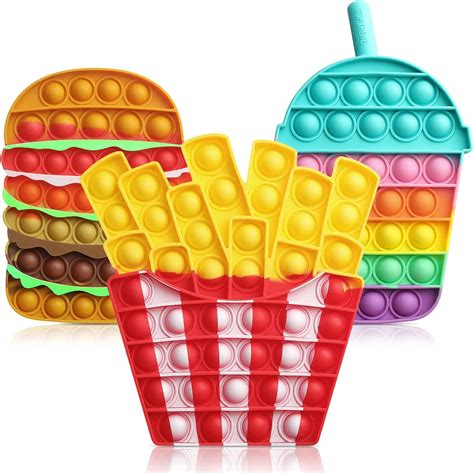 اسباب بازی های دفع فشارسنجی Pop Fidget Silicone Squeeze Toy Toy تنظیم