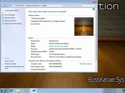 Windows 7 Performance Edition 2015 Crustywindows