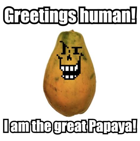 Papyrus Papaya R Undertale