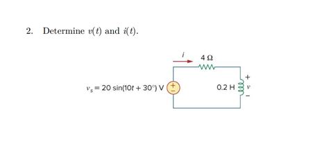 Solved Determine V T And I T Chegg Com